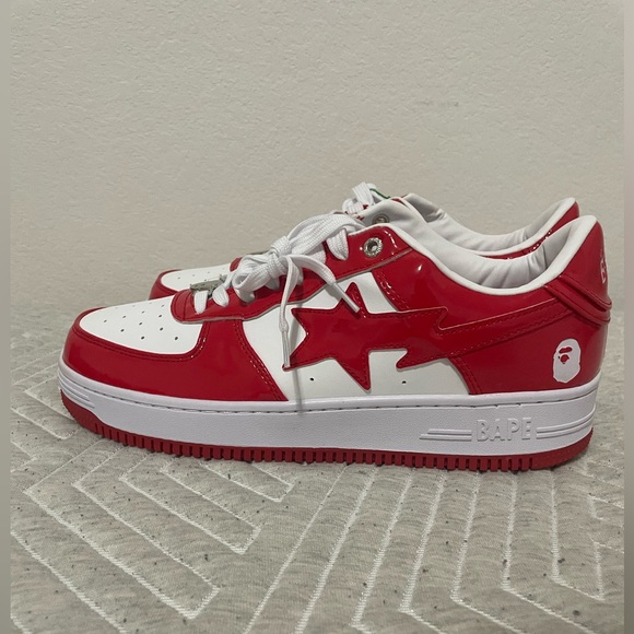 Bape | Shoes | Bapesta 5 Red | Poshmark